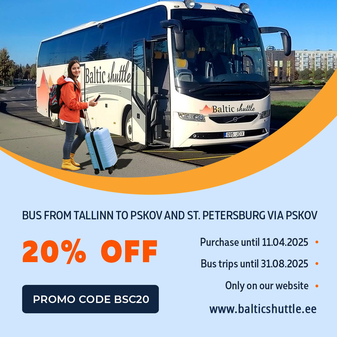 Baltic Shuttle Coach Lines in Estonia and Russia ⋄ Daily bus service ...